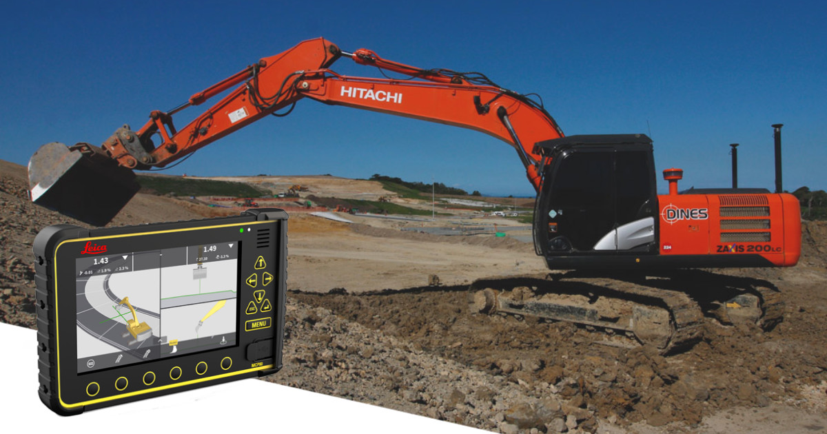 Hire Leica iCON Machine Control | 3D Excavator Systems | Global Survey